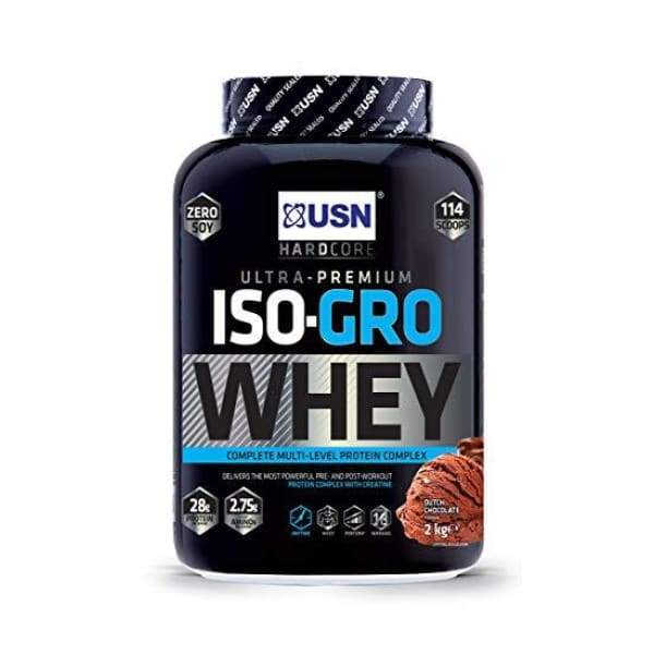 USN Iso-Gro All-in-One Muscle Protein Powder - Sports Nutrition ...